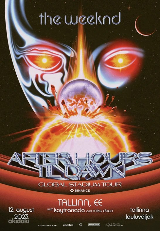 The weeknd Golden Circle ticket - Tallinn, Концерты – okidoki