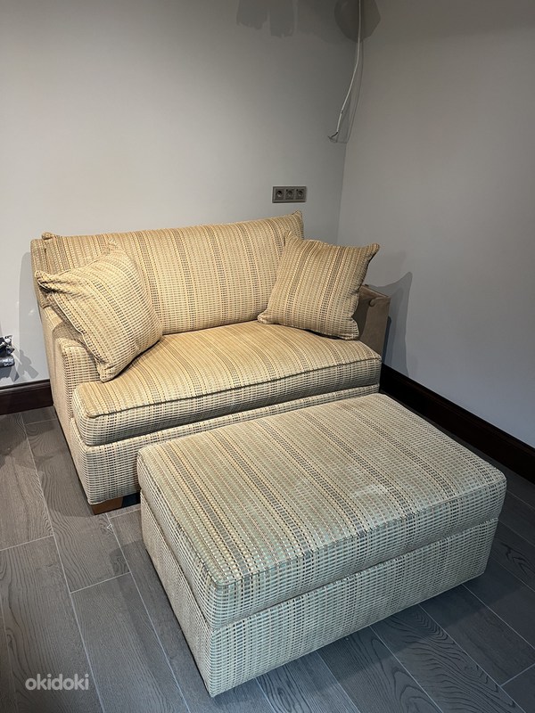 Sleeper Sofa with Leg Rest Poof - Viimsi, Viimsi vald, Harjumaa ...