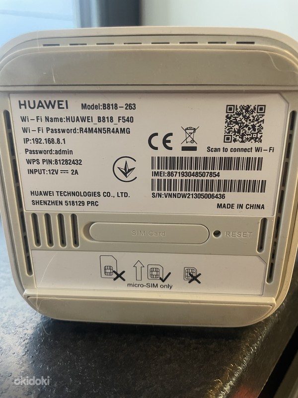 HUAWEI 4G Router 3 Prime B818-263 - Tallinn, Ruuterid – okidoki
