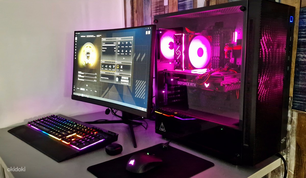 TUF RGB GAMING SET I7, RTX 3060, 32GB DDR4 - Tallinn, Lauaarvutid – okidoki