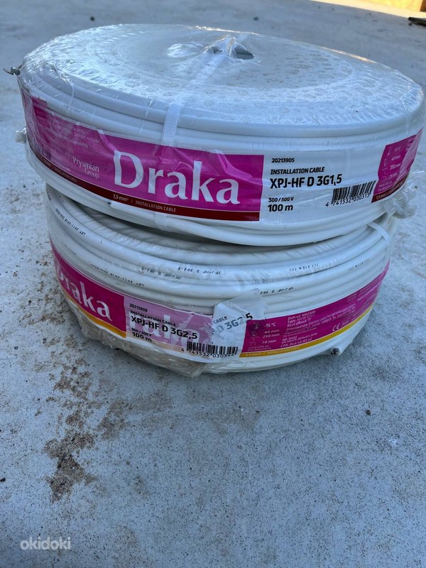Каблеь Drako XPJ-HF (3G1,5) - Tallinn, Внешнее электрическое ...