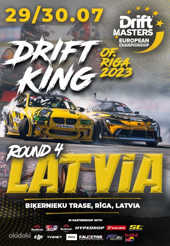 Drift Masters Riga 2023 piletid - Valga, Valga vald, Valgamaa, Piletid ...
