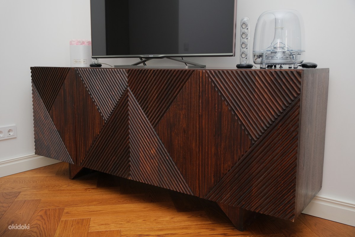 TV-kapp akaatsia puidust - 4 uksega - Tallinn, Kummutid – okidoki