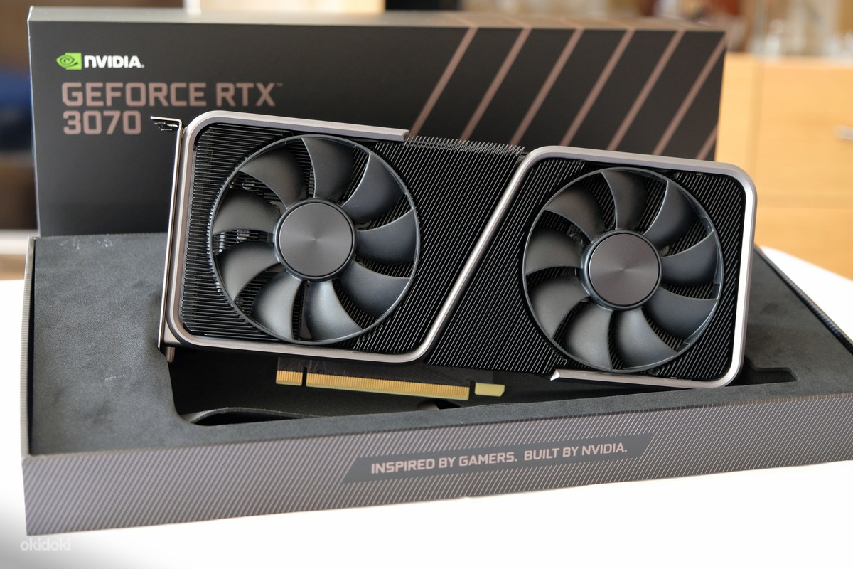 Nvidia RTX 3070 FE Non-LHR - Tallinn, Видеокарты – okidoki