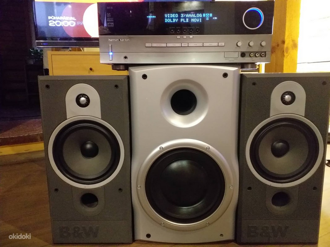B&W DM560 & Harman Kardon AVR130 & Radiotehnika ASW-1 X-Line - Tartu, Kõlarid – okidoki