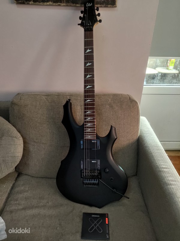 ESP LTD F-200 Black Satin Electric Guitar - Tallinn, Kitarrid – okidoki