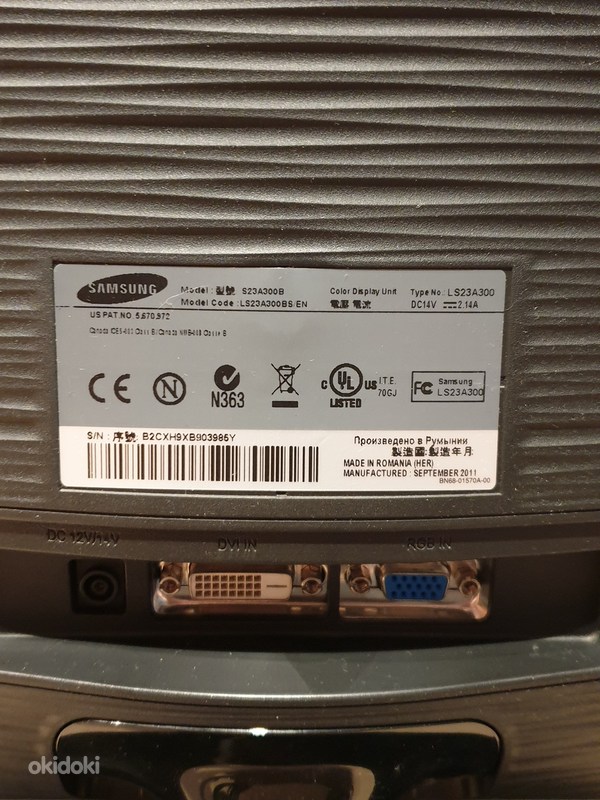 Monitor Samsung SyncMaster SA300 24 inch LED FULLHD - Tallinn ...