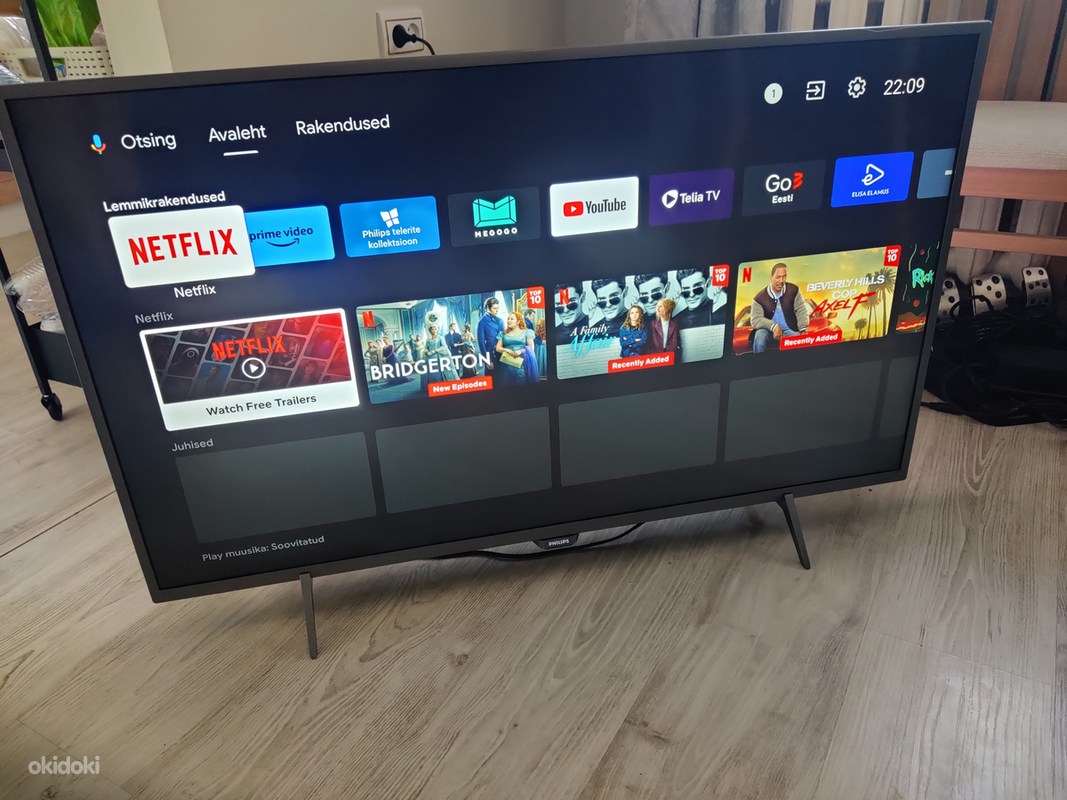 43" Philips 4K телевизор SmartTV Ambilight Android - Tallinn - Аудио и ...
