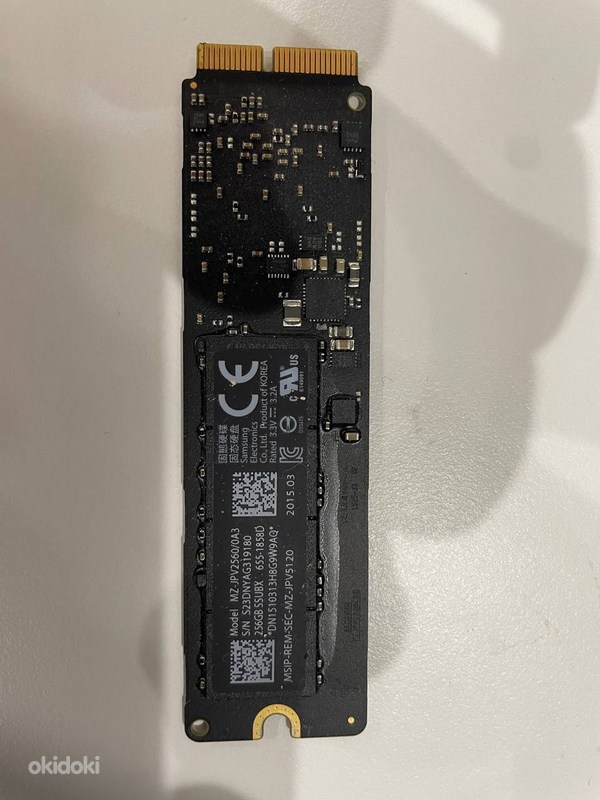 Оригинальный SSD диск Apple MJ-JPV2560/0A3 для MacBook - Jõhvi, Jõhvi ...