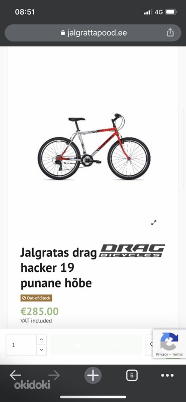 Drag Hacker велосипед - Pärnu - Велосипеды, Велосипеды для взрослых ...